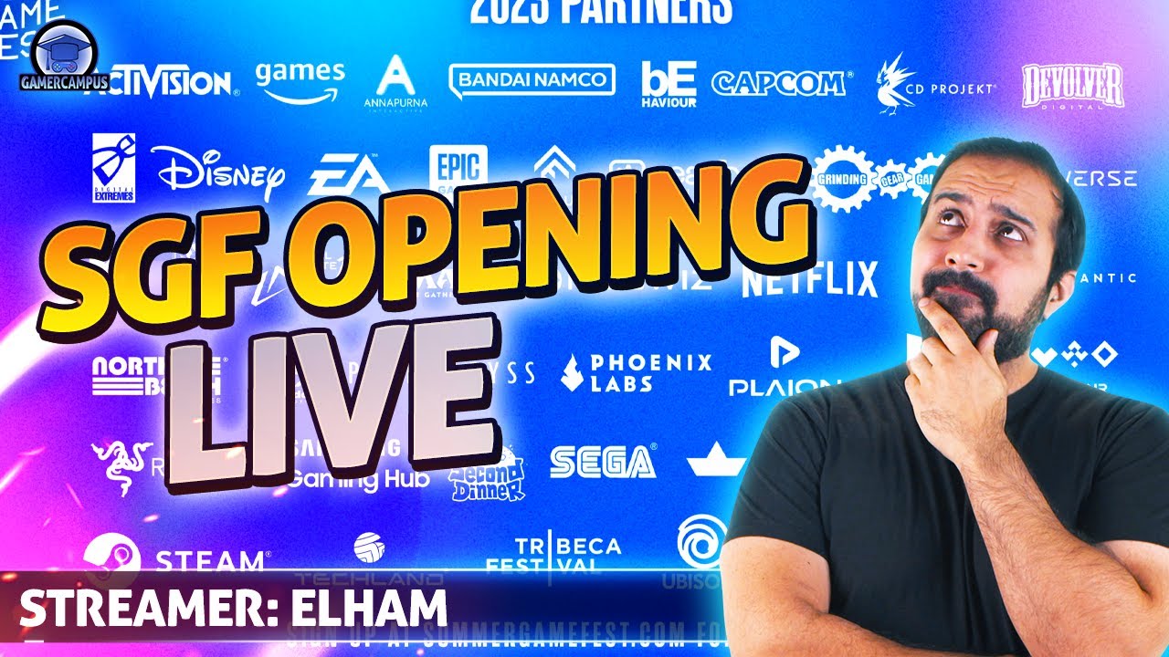 Summer Game Fest Opening zusammen gucken - LIVE mit Elham - YouTube