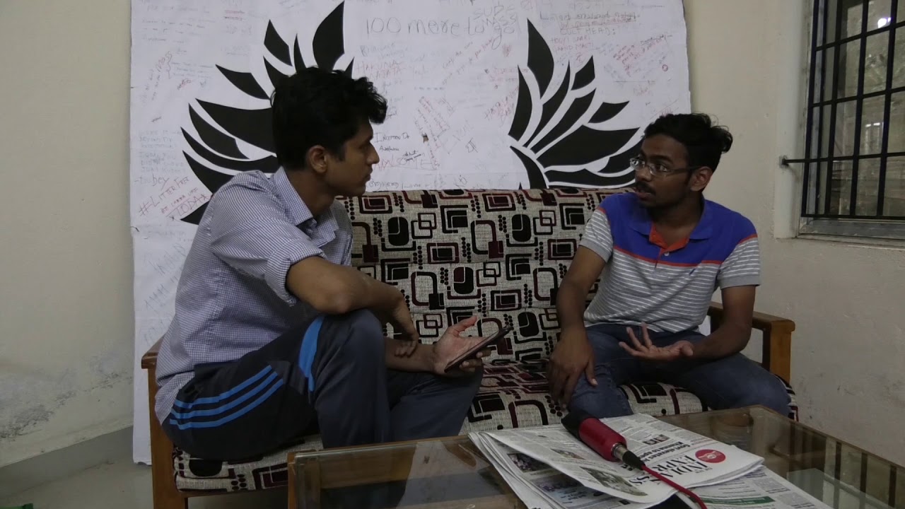 Interview Series | Rachala Rohit Reddy | Secretary, Hostel Affairs ...