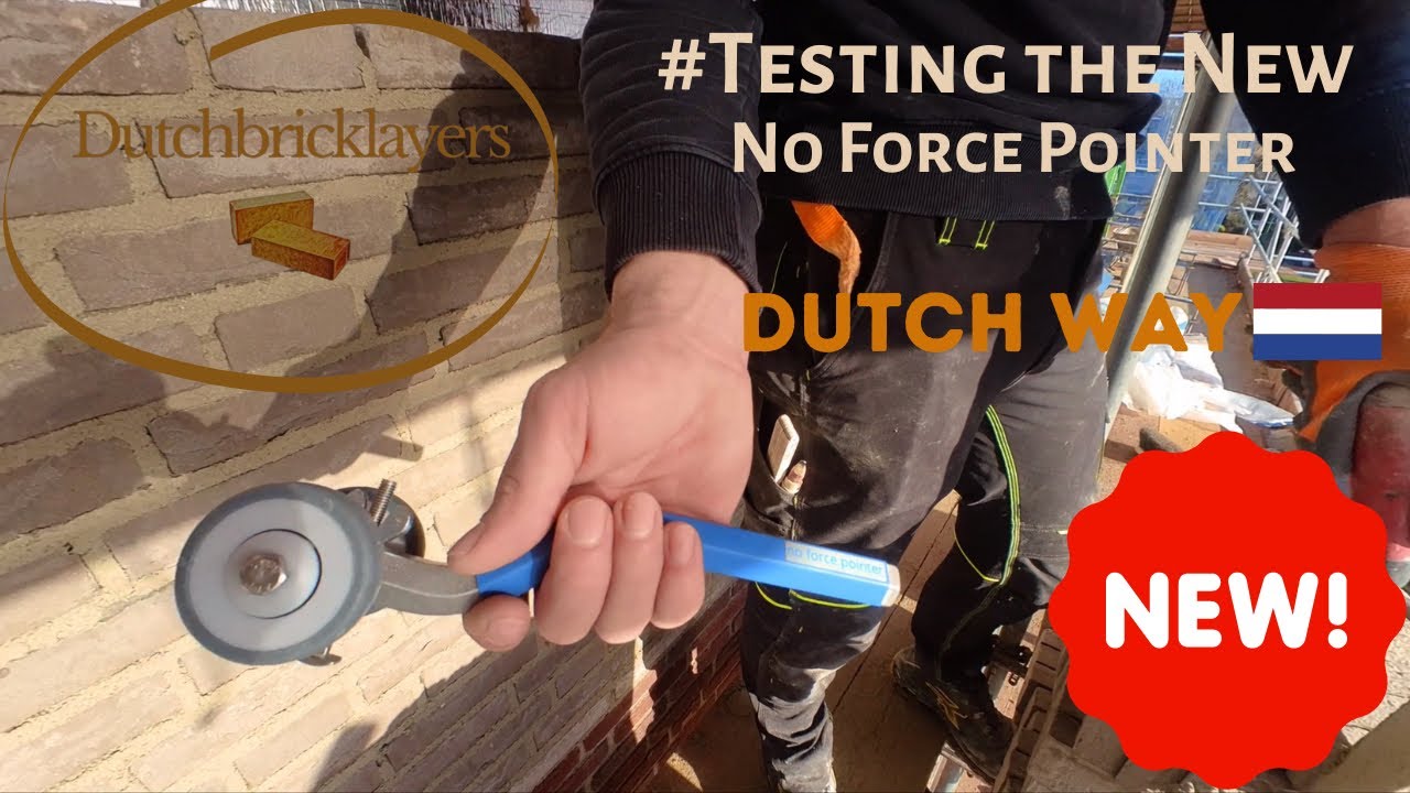 Testing the NEWEST No Force Pointer #bricklayer #bricklaying #masonry ...