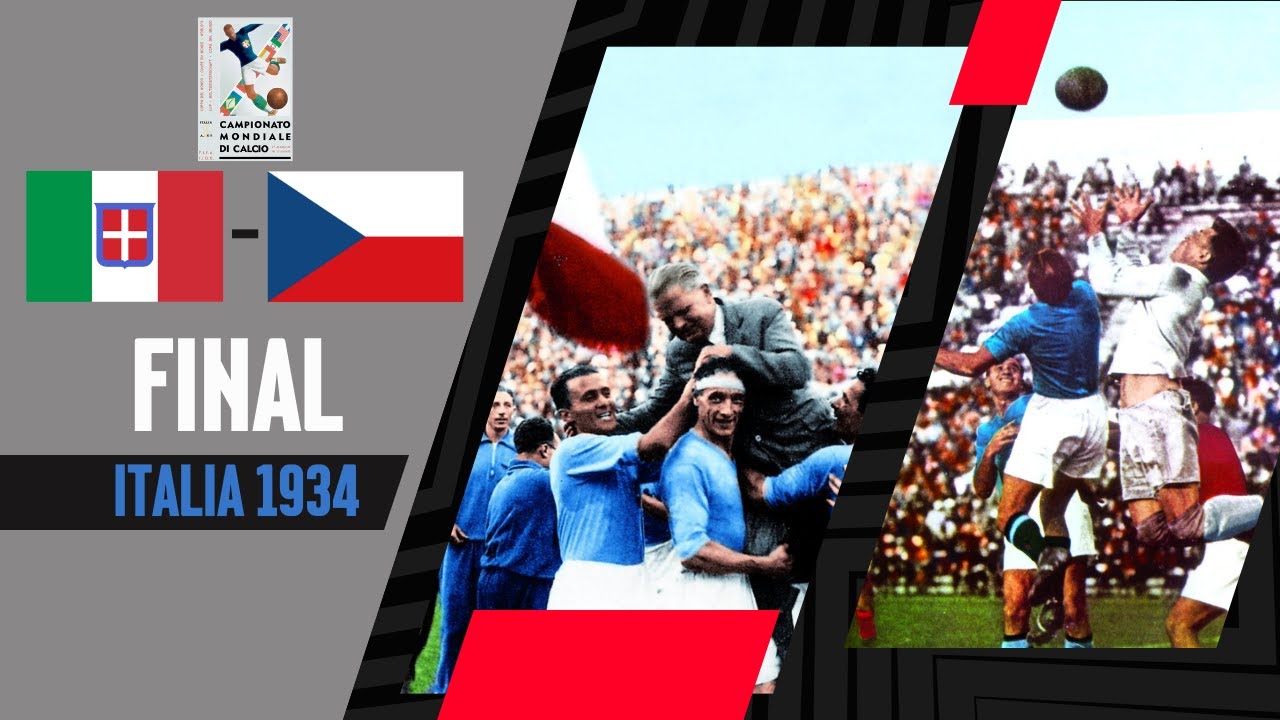 Italia vs Checoslovaquia | 1934 FIFA World Cup | Final - YouTube