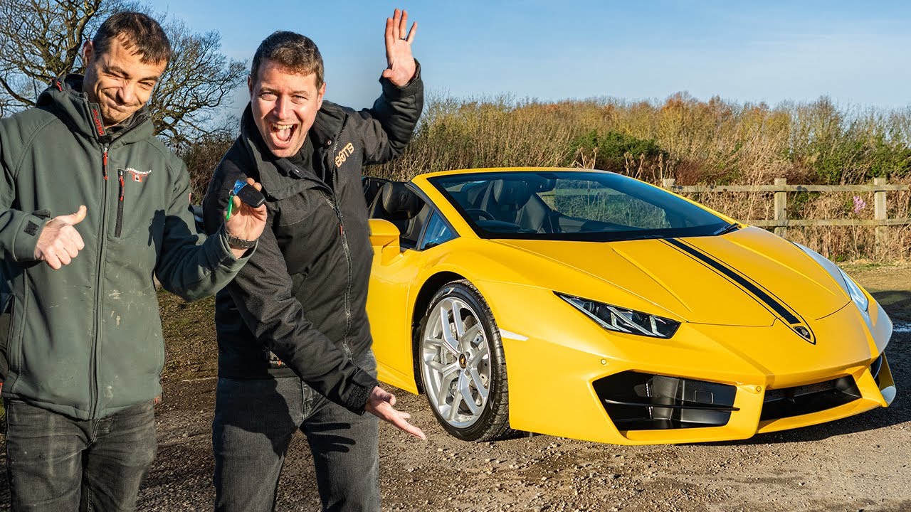 He Won A Lambo And Couldn't Believe It! - YouTube