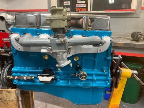 Chevrolet 235 Blue Flame 6 Restoration almost finished. - YouTube