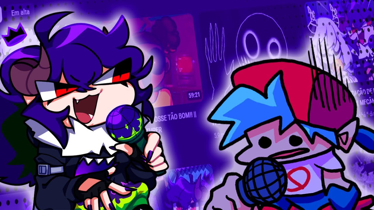 ELES COLOCARAM NOSSOS VIDEOS NESSE MOD DE FNF!! || - YouTube