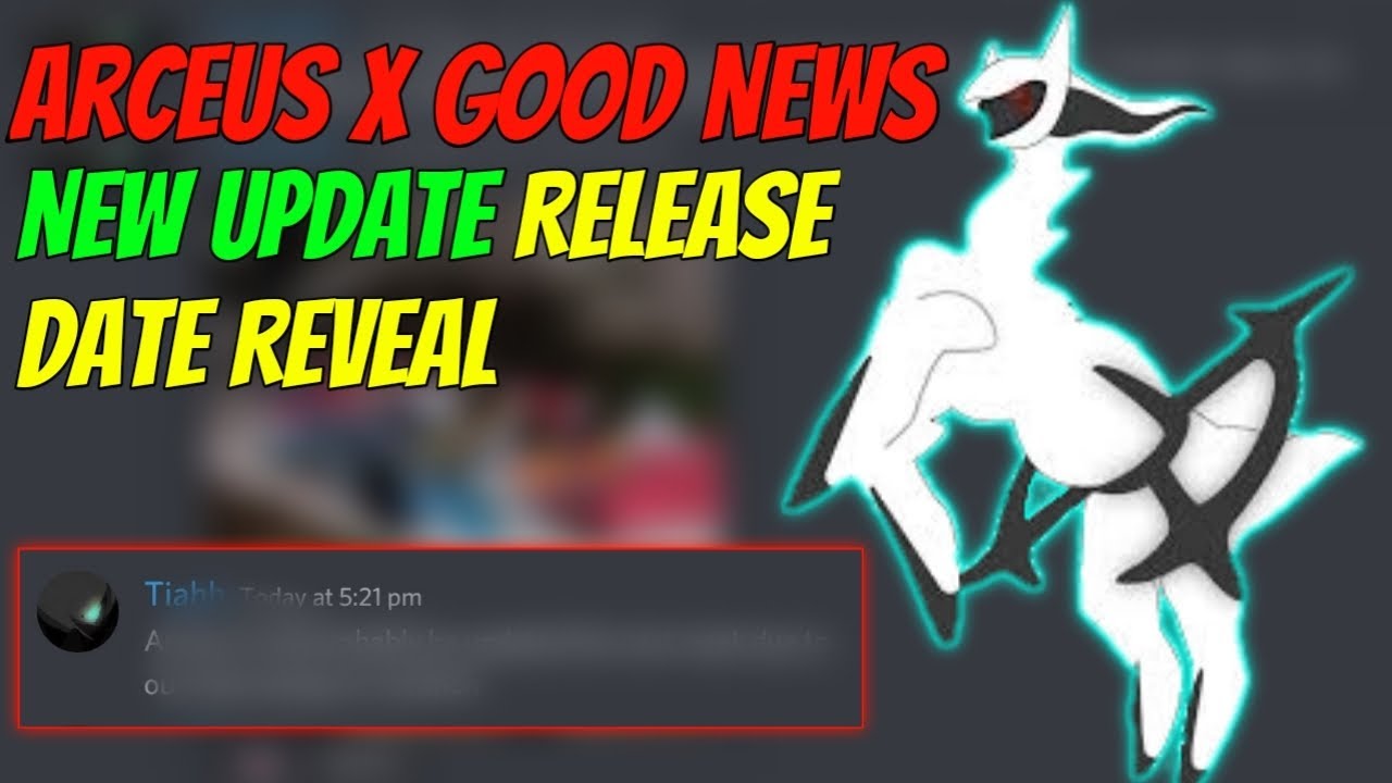 Arceus X New Update Release Date ️ - YouTube