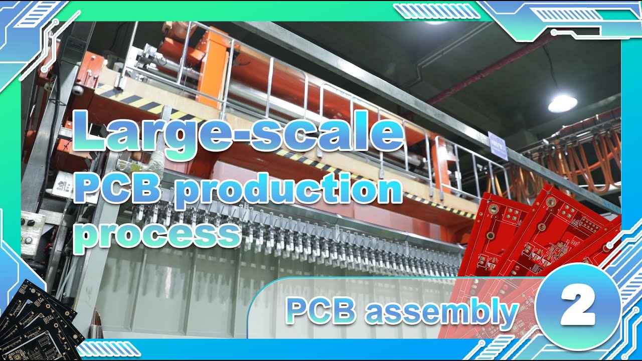 Large-scale PCB production process--PCB assembly 2 - YouTube