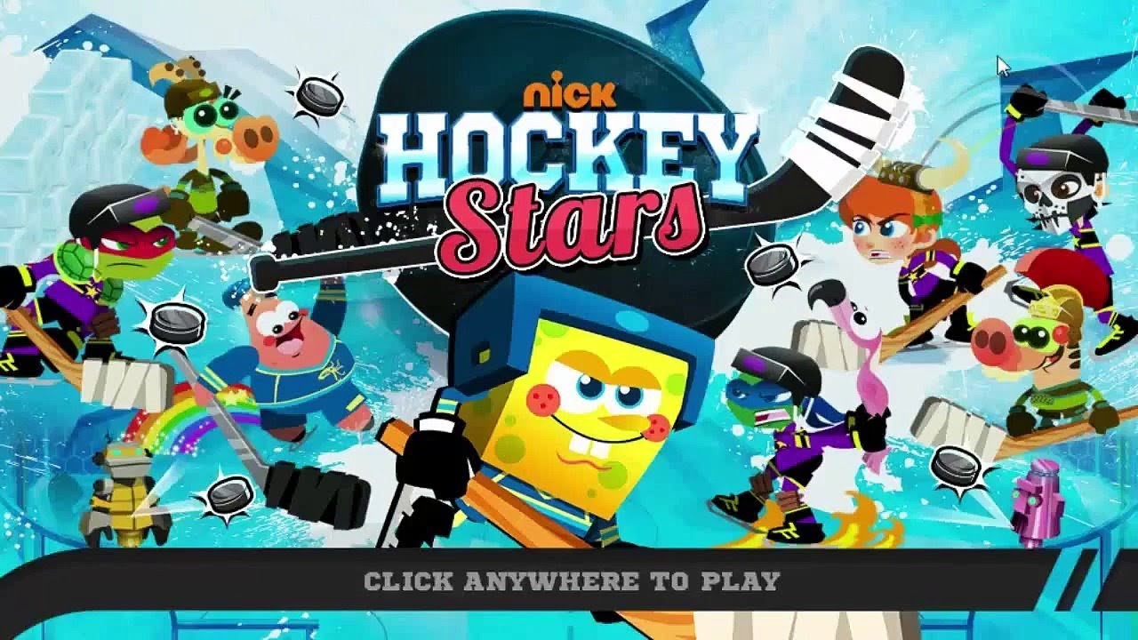 Nickelodeon hockey stars - nick hockey stars - nickelodeon games - YouTube