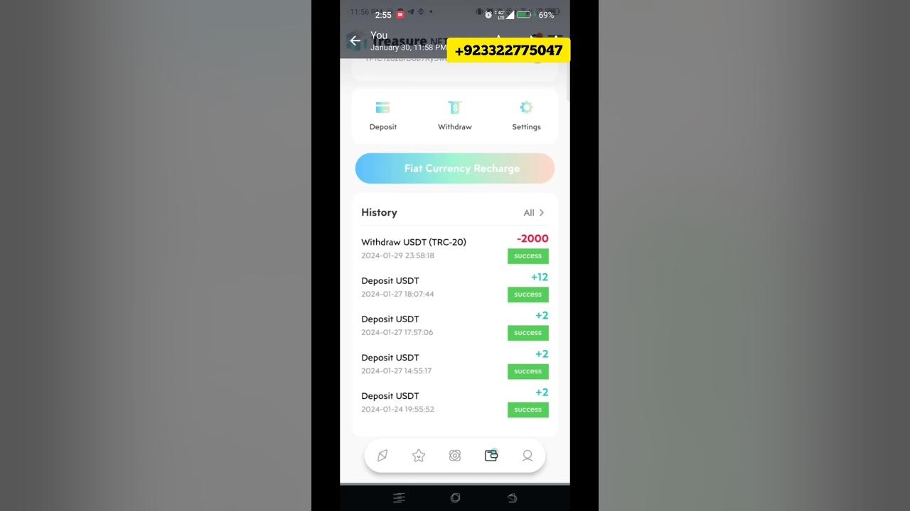 treasure Nft withdraw proof 2000$ #nft trade profit - YouTube