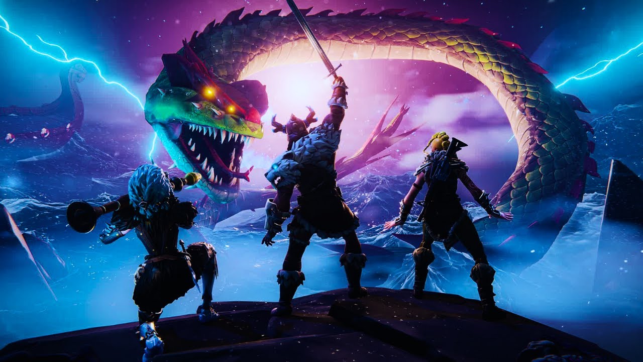 FORTNITE™ : Serpent 🐍 BOSS Fight Gameplay - Mythic Difficulty - YouTube