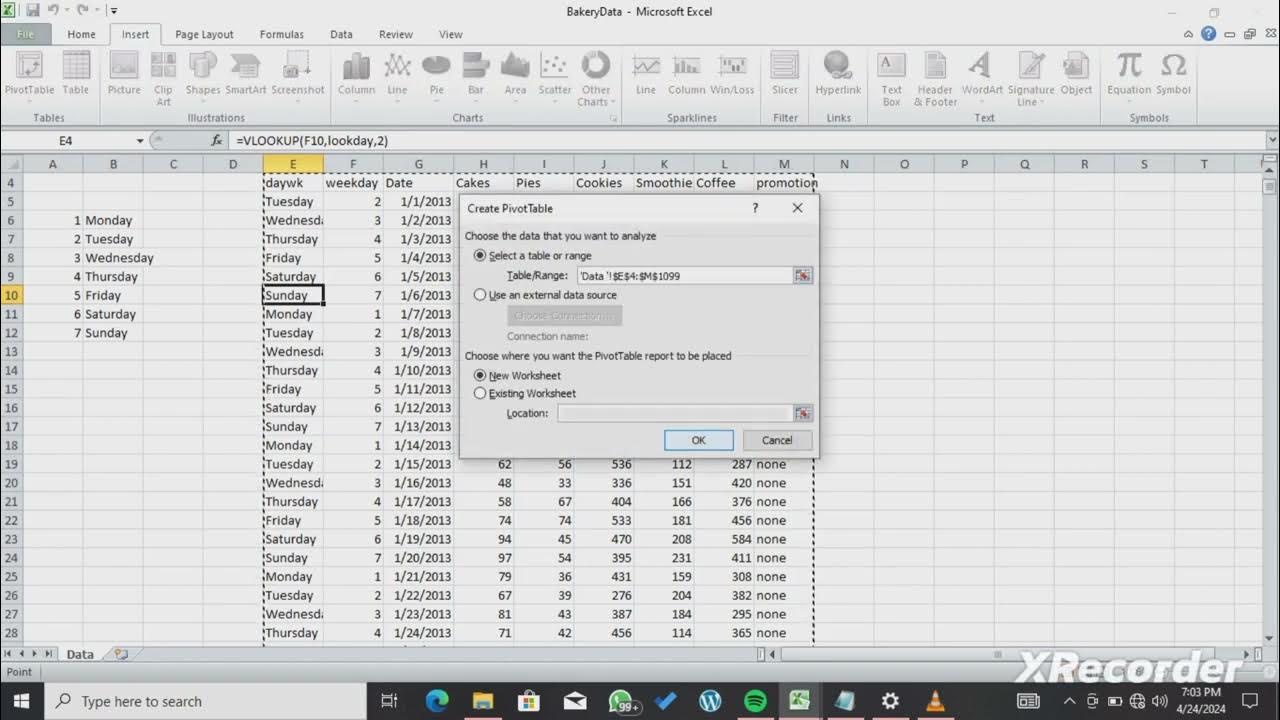 Data Analysis With Excel Full Course Day 4 Youtube