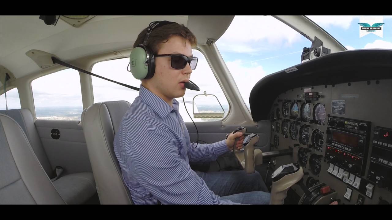 Alexey's First Solo Flight at Flight Training London, Elstree Aerodrome ...