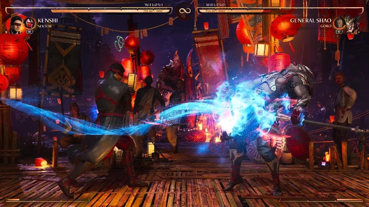 Kenshi (Sektor) VS General Shao (Goro) Brutality - YouTube