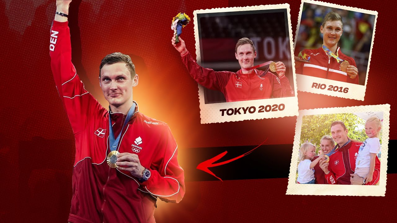 Viktor Axelsen: Back-to-Back Olympic Champion 🥇 | Paris 2024 Family ...
