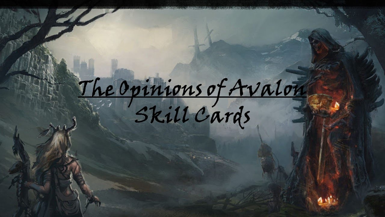 Character Skill Cards - Opinions of Avalon - YouTube