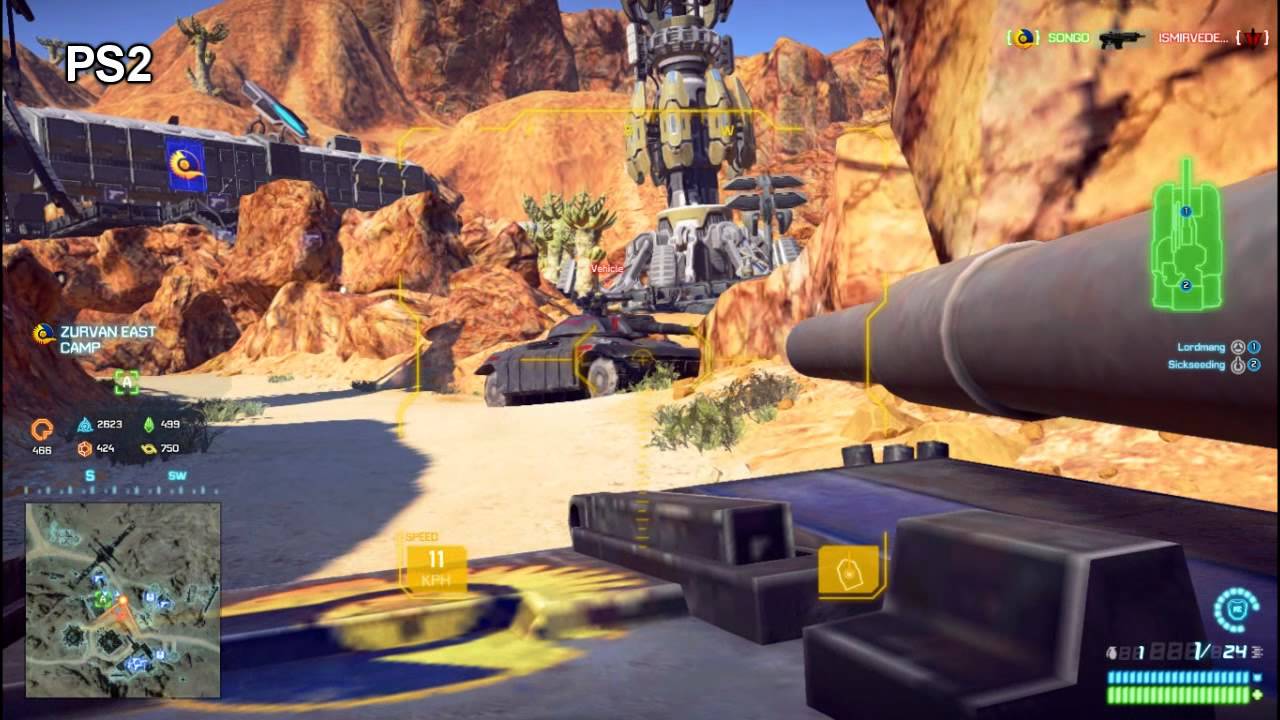 BF3 v PS2 Tanks Gameplay - YouTube