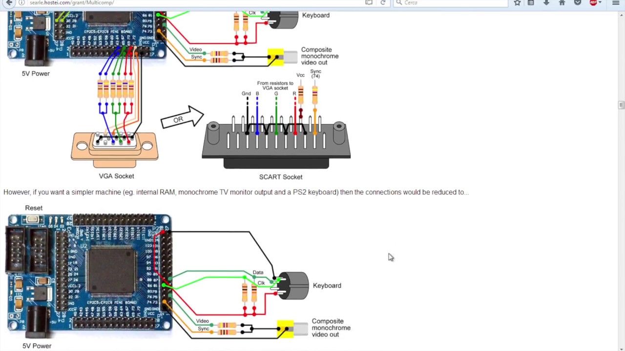 FPGA pick n' mix Z80 complete system from Grant Searle's project - YouTube