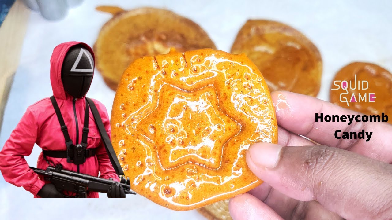 Sugar Honeycomb - Squid Game No Blood | Dalgona Candy | Squid Game ...