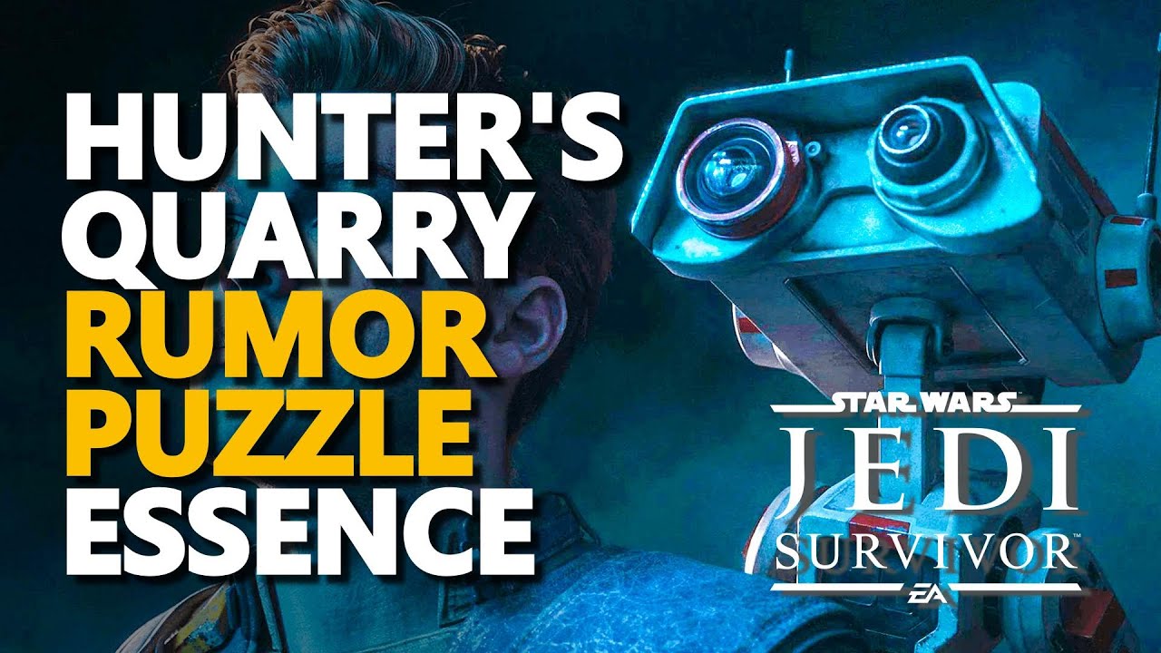 Hunter's Quarry Rumor Puzzle Essence Star Wars Jedi Survivor - YouTube