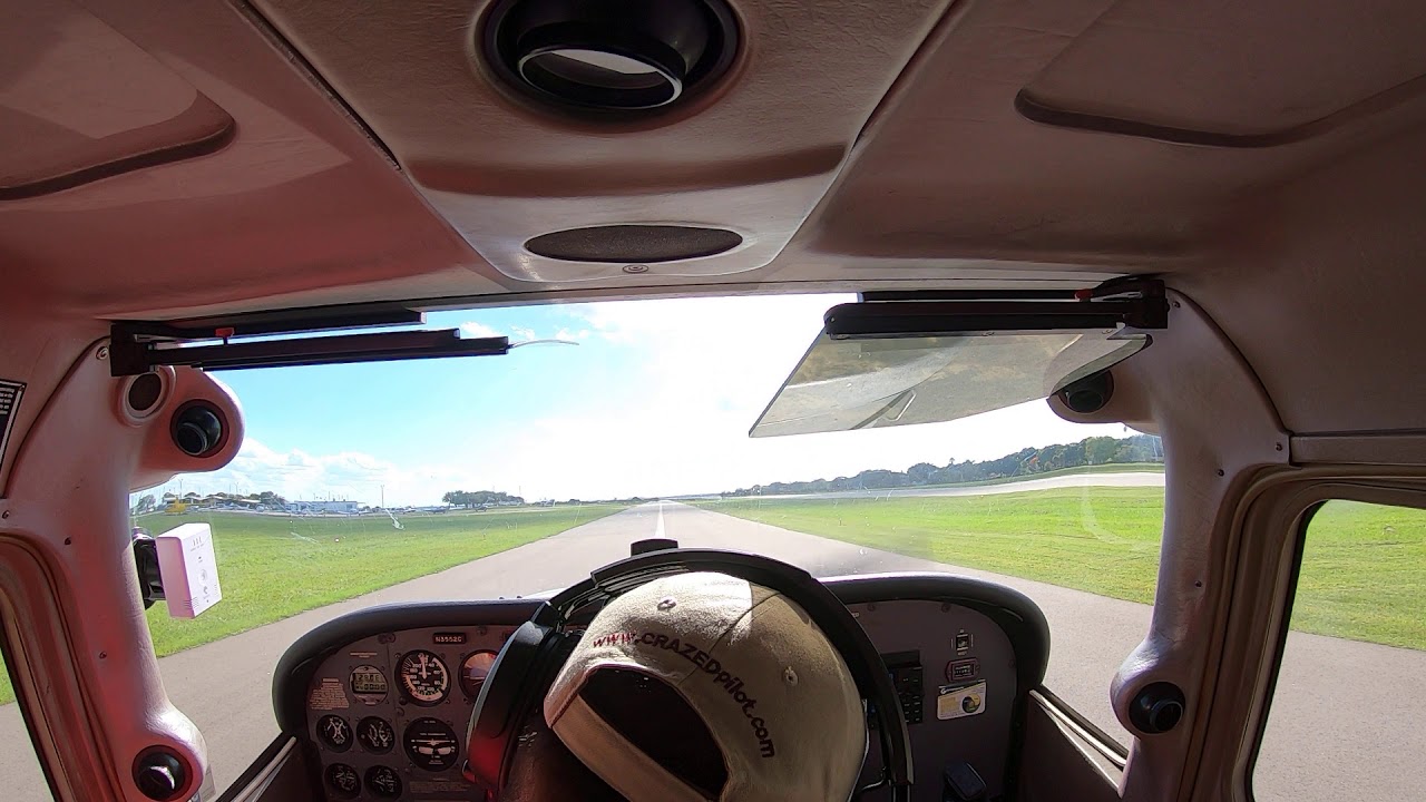 Landing practice at KTPF (Peter O. Knight) airport. - YouTube