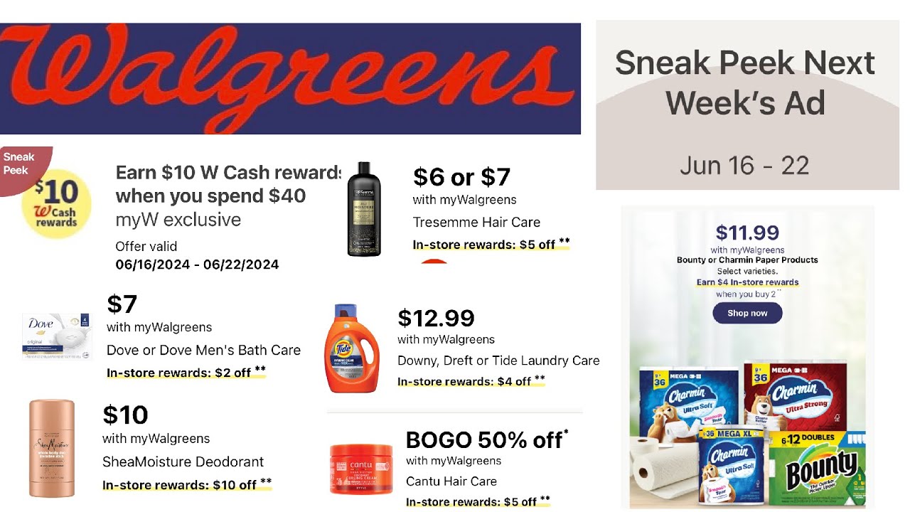 Walgreens Ad Preview 6/16 - 6/22 - YouTube