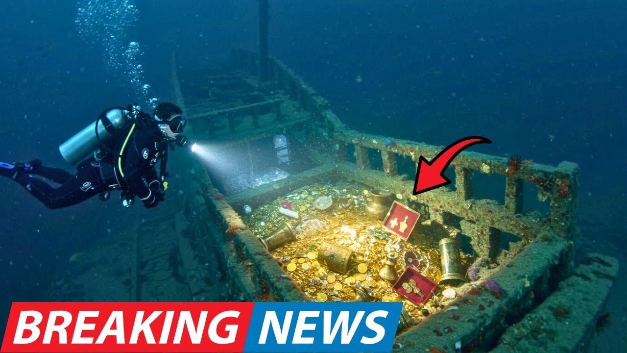 Treasure Hunting Divers JUST Discovered a Sunken Ship With Mysterious ...
