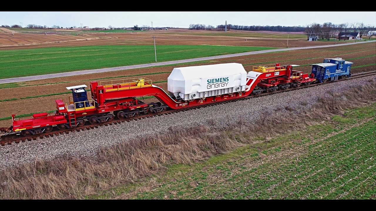 High/Wide Load on CSX S991 w/NS 9730 Leading - YouTube