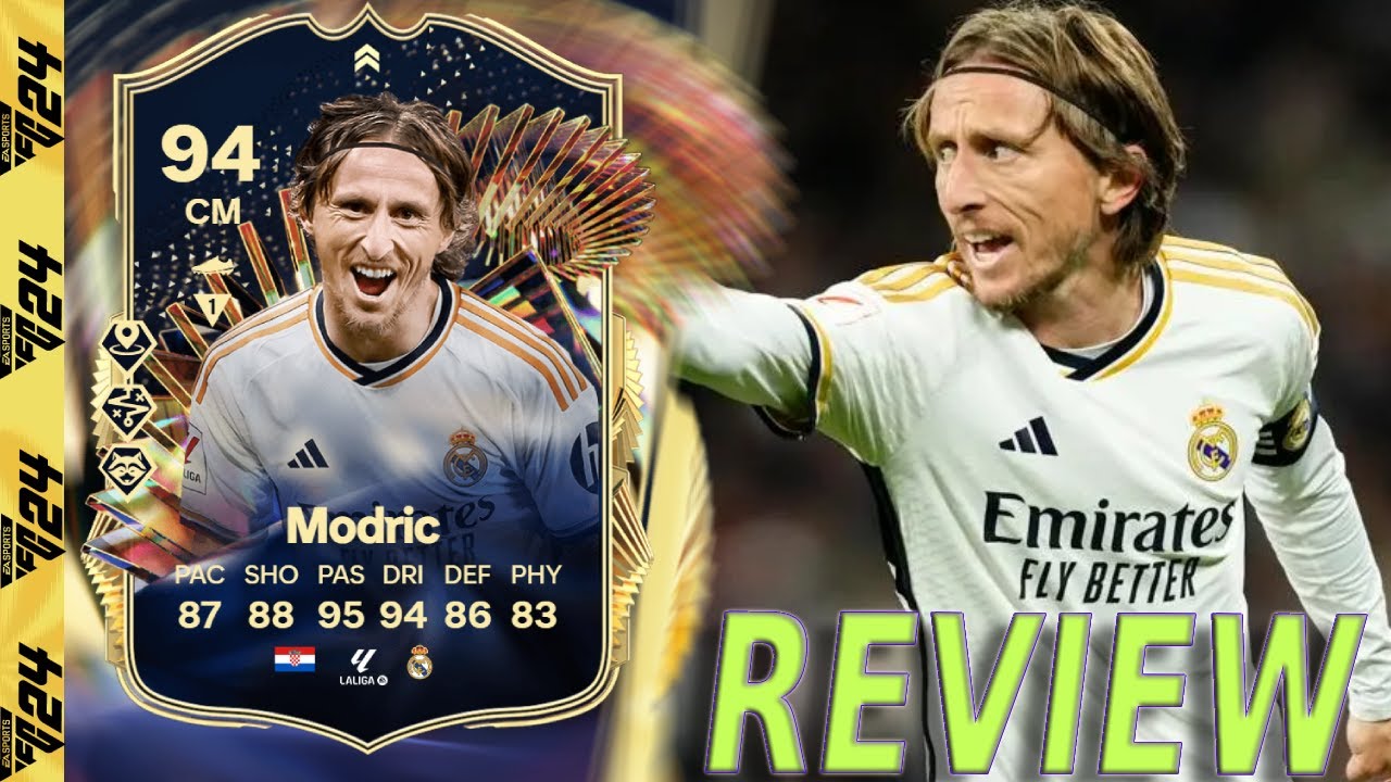 El mejor TOTS!! 94 LUKA MODRIC TOTS LIVE EA FC 24 TEAM OF THE SEASON ...