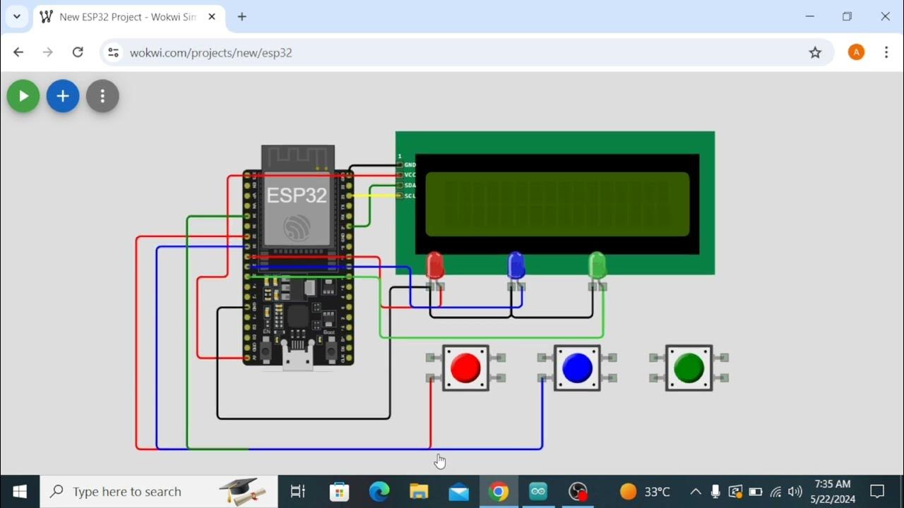 Esp32 Voting machine ️Election 2024 | Project-5 | Wokwi | Esp32 | Arduino | Arduino Titan - YouTube