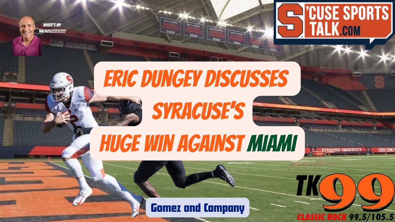 Eric Dungey Breaks Down Syracuse's Huge Upset Win Over Miami - YouTube