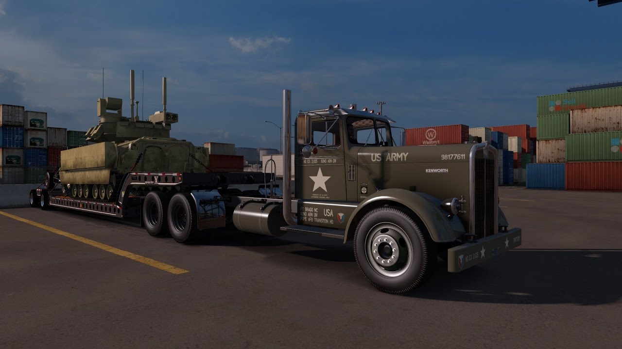 American Truck Simulator Military Equipment - YouTube