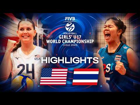 USA 🇺🇸 vs. Thailand 🇹🇭 - Highlights | Pool Play | Girls' U17 World Championship 2026