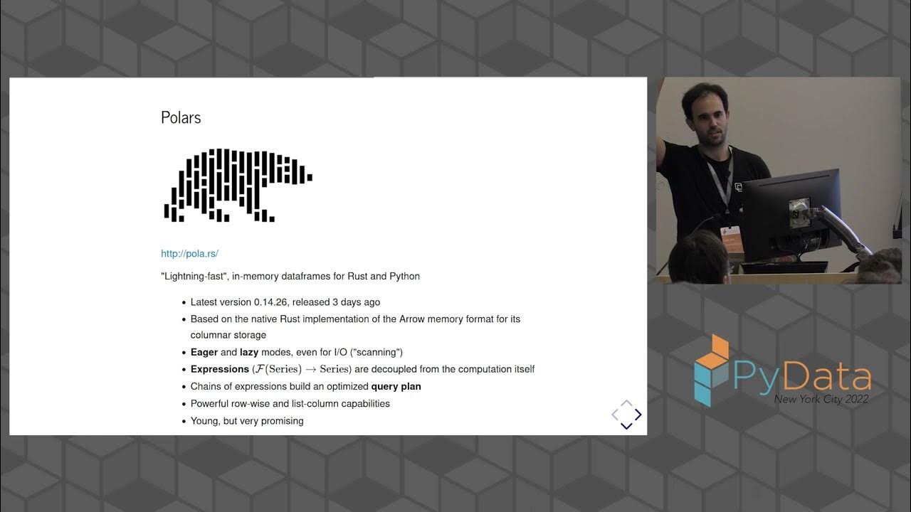 Juan Luis- Expressive and fast dataframes in Python with polars | PyData NYC 2022 - YouTube