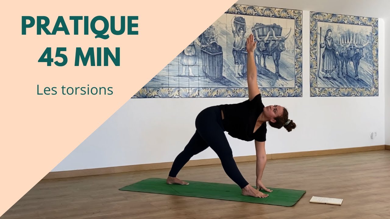 Yoga : pratique de torsions - niveau intermédiaire - YouTube