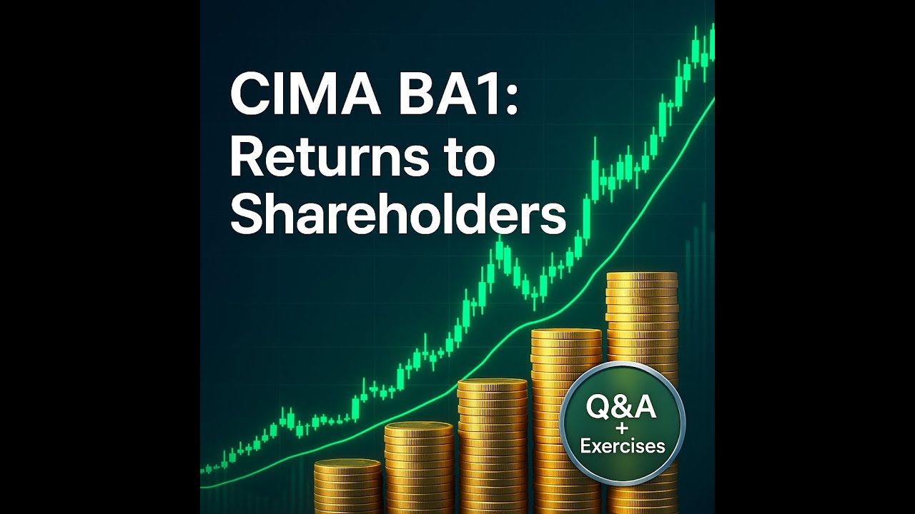 CIMA-BA1-CH.2 -MEASURING RETURNS TO SHAREHOKDERS-ANALYSIS-EXERCISES-Q&A ...