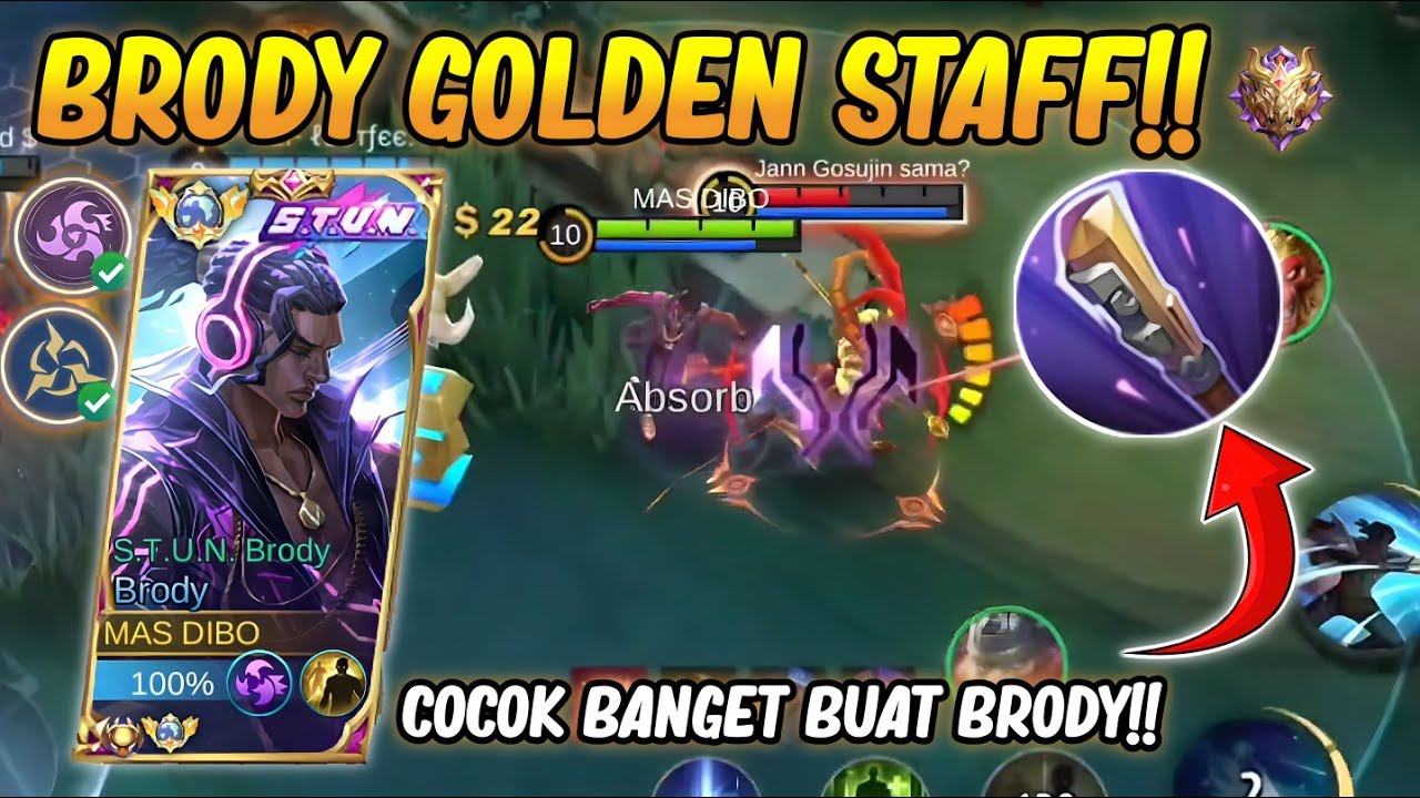 UPDATE PATCH TERBARU!! BRODY SEKARANG ENAK NYA PAKE GOLDEN STAFF? BRODY ...