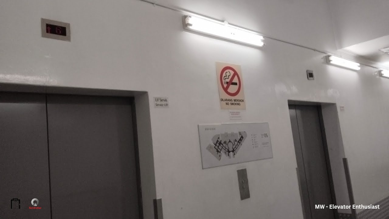 Schindler 300P Traction Service Elevator - Pavilion Bukit Bintang KL ...