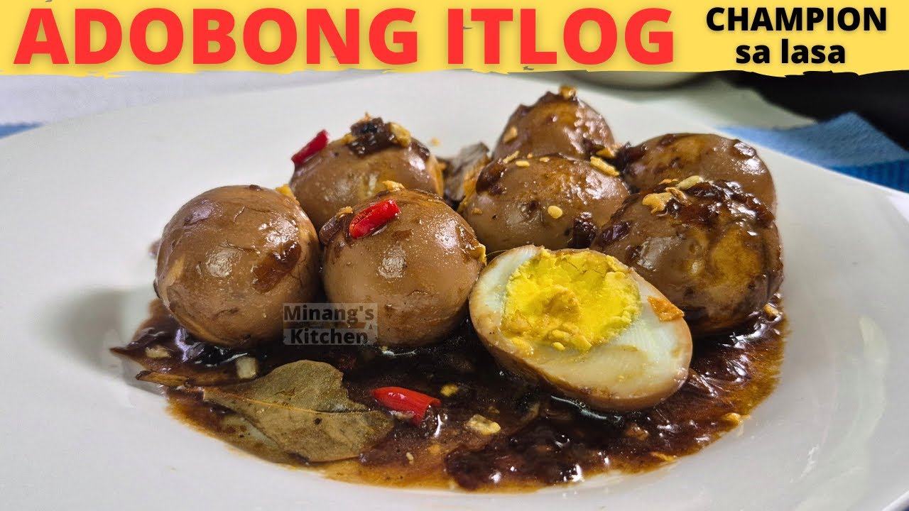ADOBONG ITLOG | GANITO ANG MASARAP NA ADOBONG ITLOG | Level Up Na ...