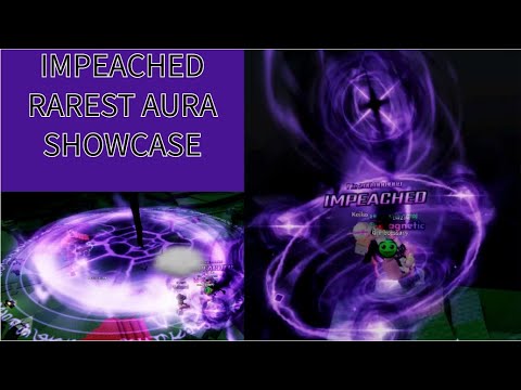 Showcasing the RAREST AURA In Souls RNG (IMPEACHED) - YouTube