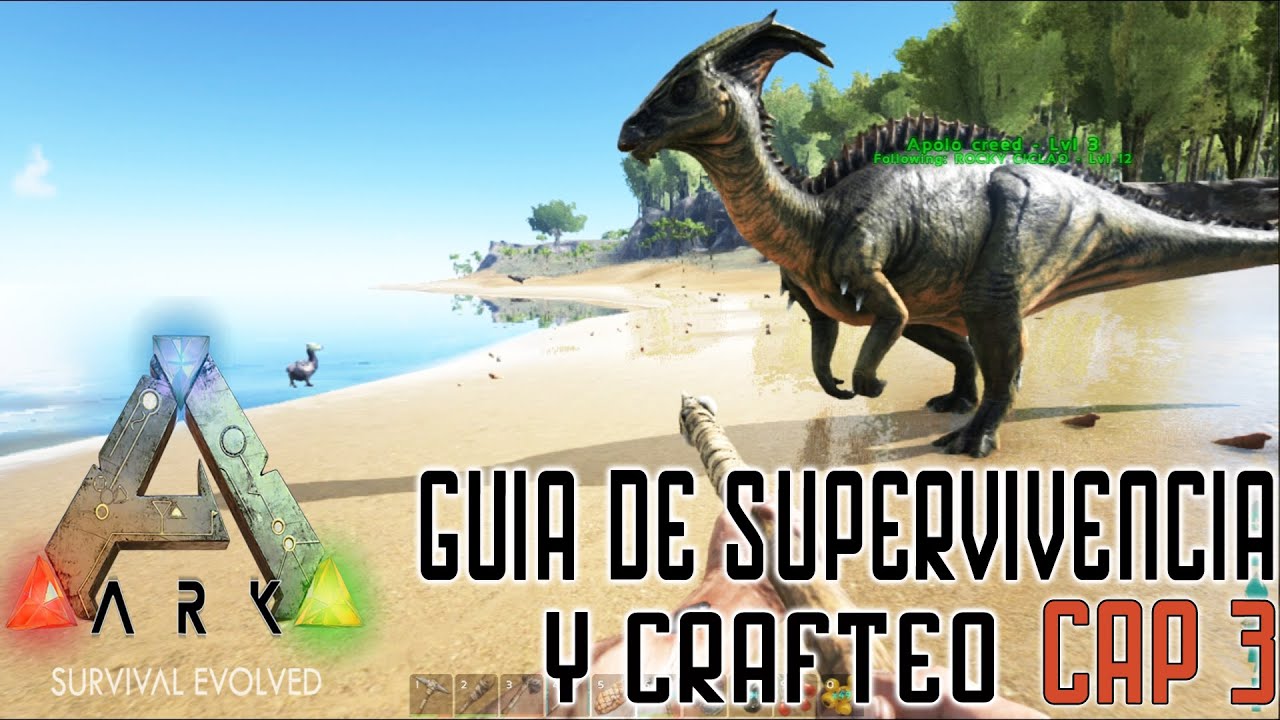 ARK: Survival Evolved CAP3-Como Adiestrar un PARASAURUS-Guia de ...