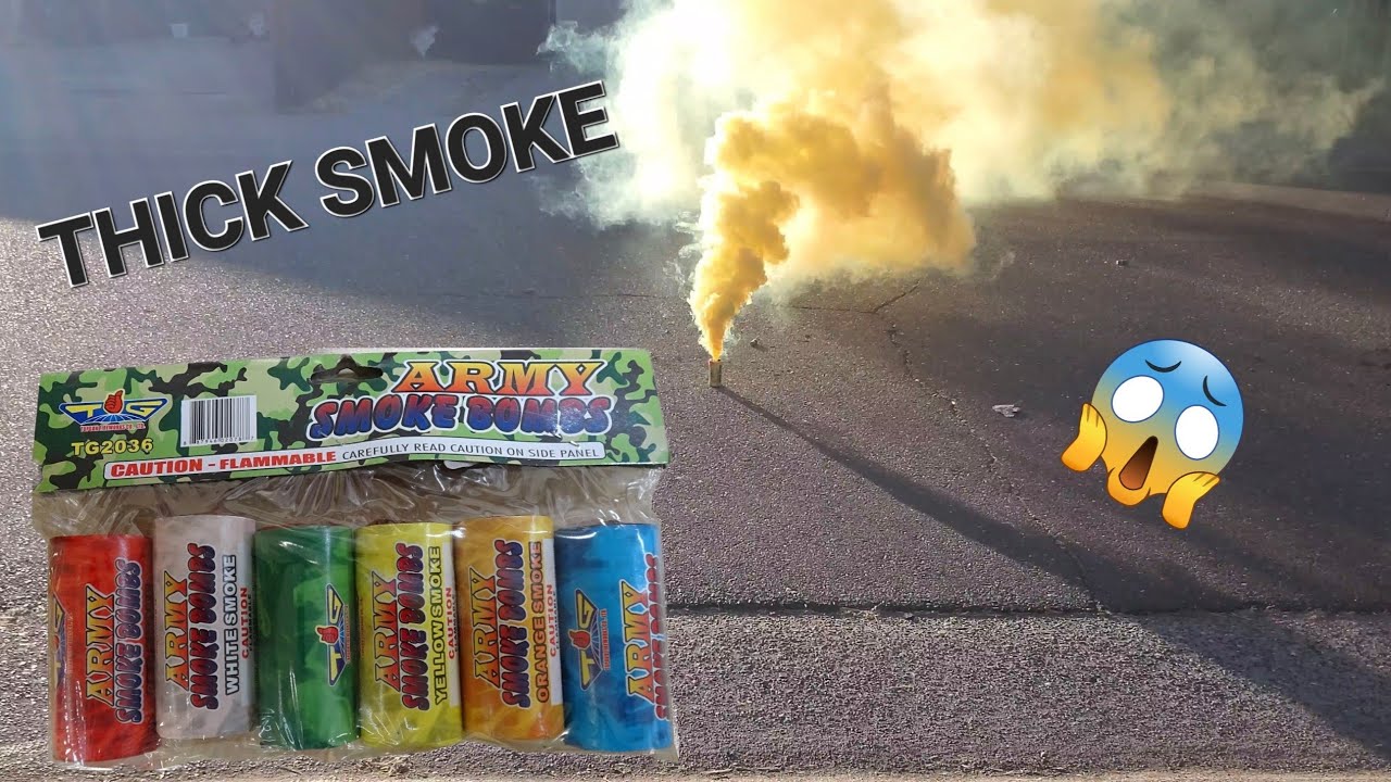 Army Smoke Bombs - YouTube