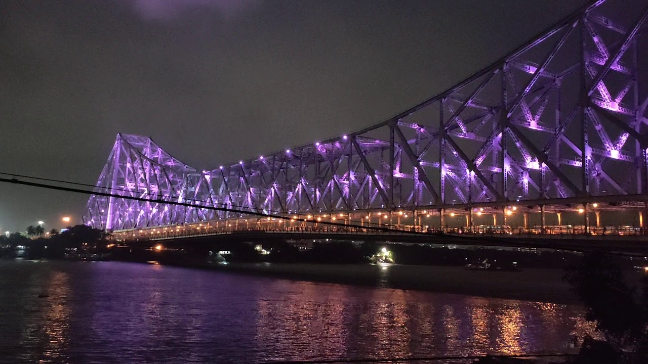 Howrah Bridge in Diwali - YouTube