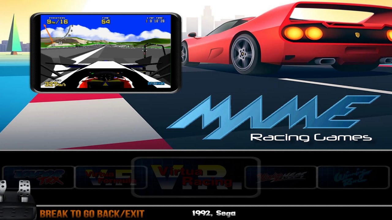 Racerspin [Hyperspin Theme] - Home Arcade Racing Cabinet Frontend ★MAME ...