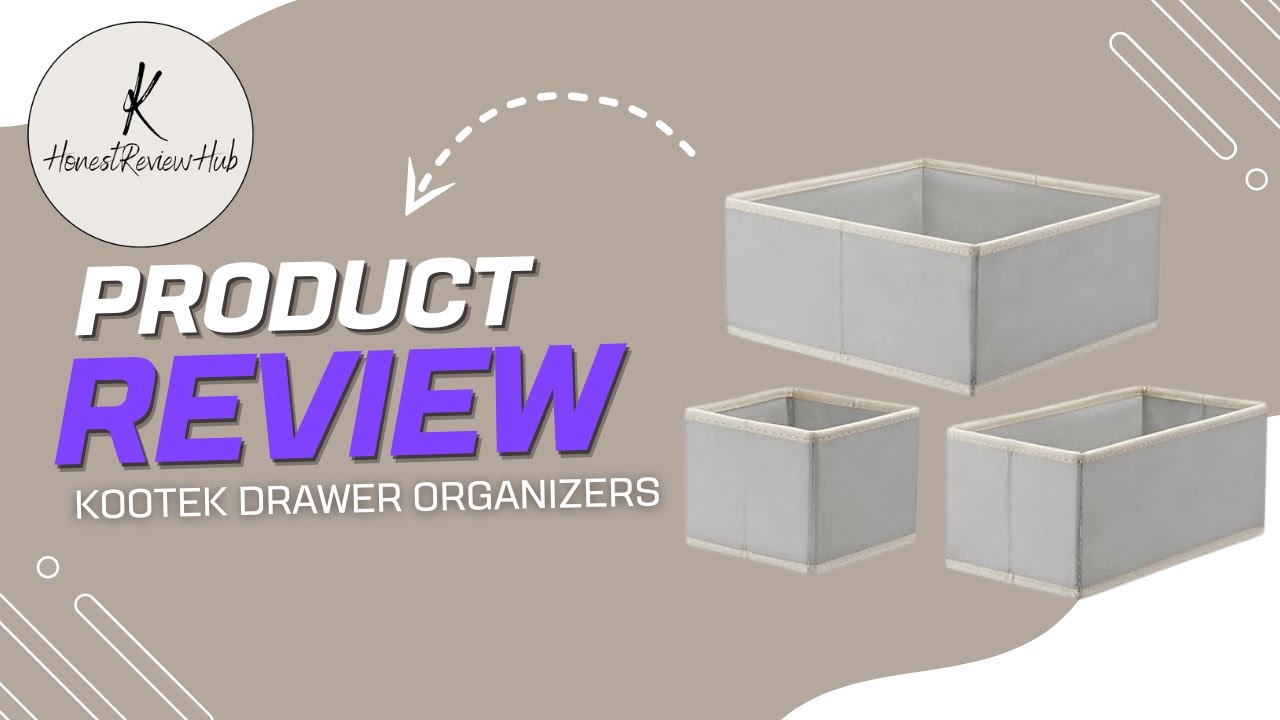 Kootek Soft Drawer Organizers Review - YouTube