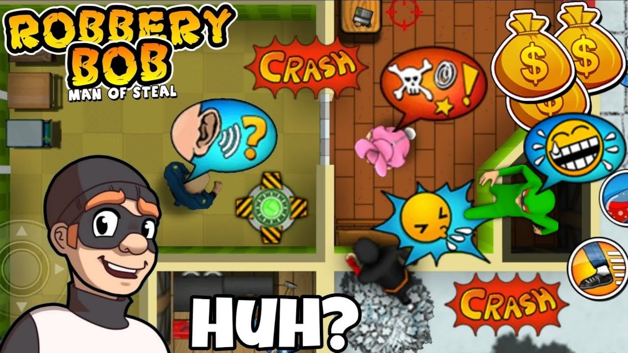 Robbery Bob - Ninja Bob and Green Screen Bob Perfect Game v23 - YouTube