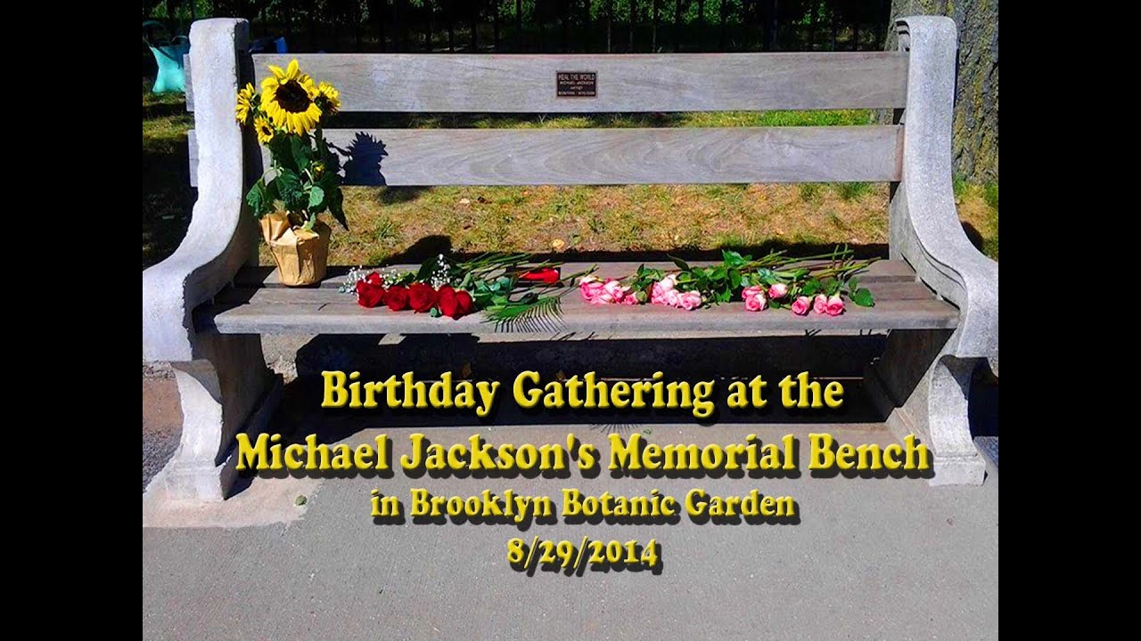 Birthday Gathering at the Michael Jackson's Memorial Bench - # ...