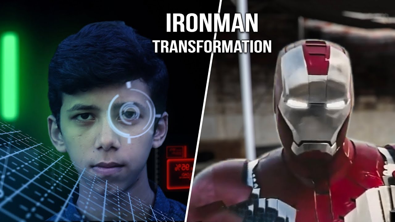 Iron Man Transformation in Real Life | A Short film VFX Test - YouTube