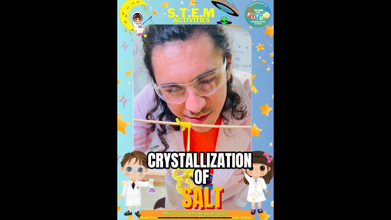 Science experiment " Crystallization of salt " - YouTube