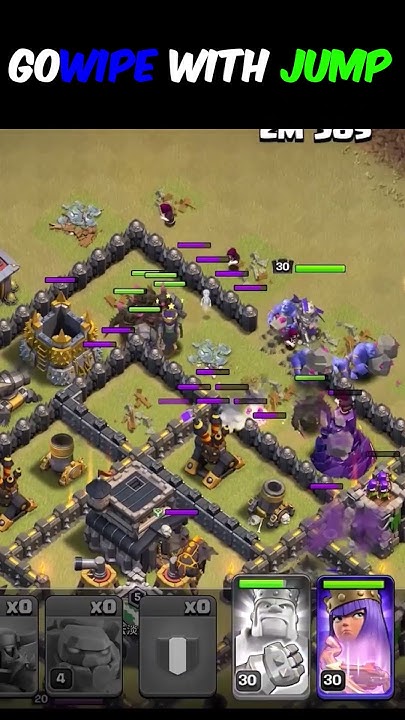 TH9 GoWiPe attack STRATEGY - YouTube