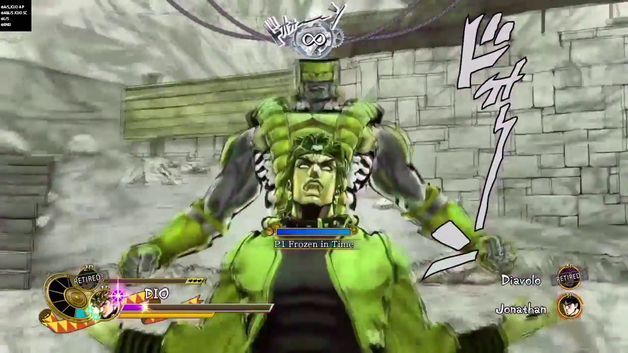 JJBA EOH Getting time stop back faster - YouTube