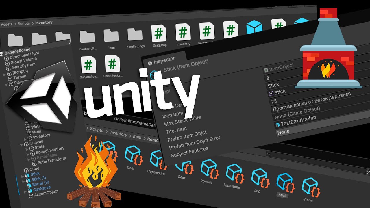Делаю выживалку на Unity №2 - YouTube