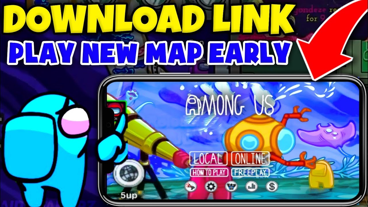 🔥😱Among Us New Submerged Map Download Link || Android/Pc || Among Us ...